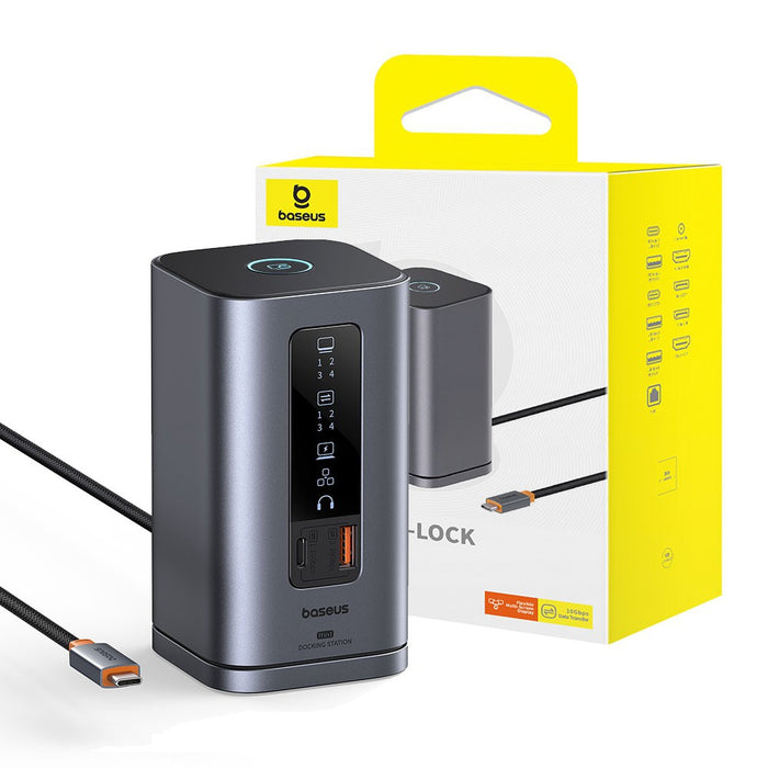 Baseus Spacemate Series 11-in-1 (WIN) Docking Station Space Grey – AU